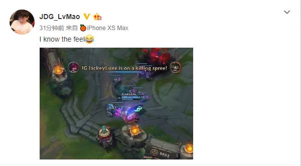 JDG.Lvmao：我知道那种被Jackeylove三下A死的感受-直播吧