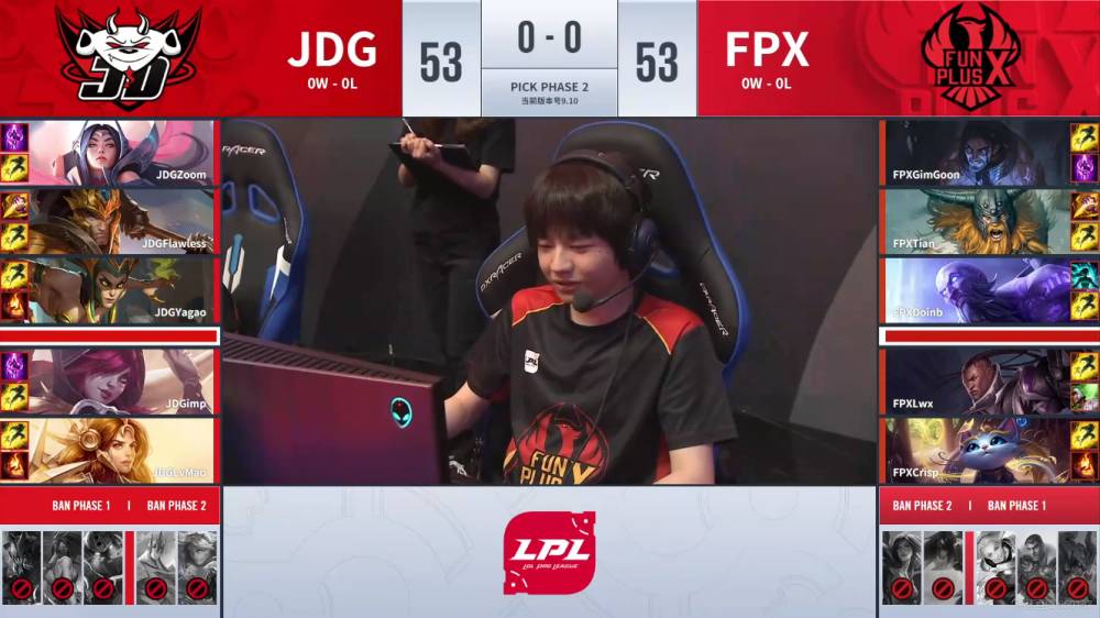 LPL夏季赛-镜头一切就是FPX在打JDG FPX骚套路取夏季赛开门红-直播吧