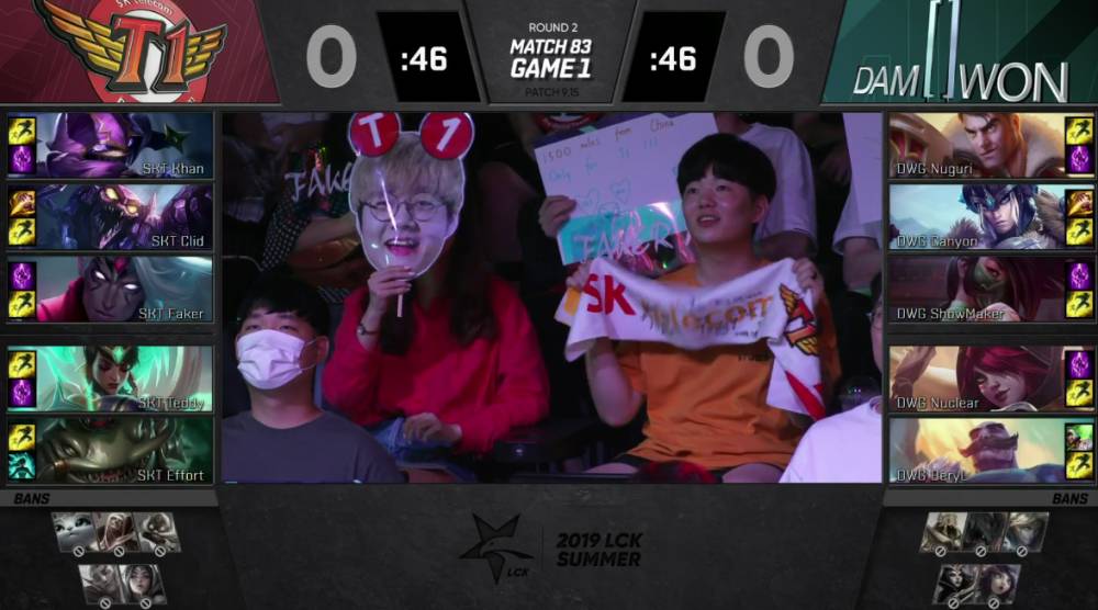 LCK夏季赛-DWG胜SKT锁定季后赛门票 SKT苦吞二连败-直播吧