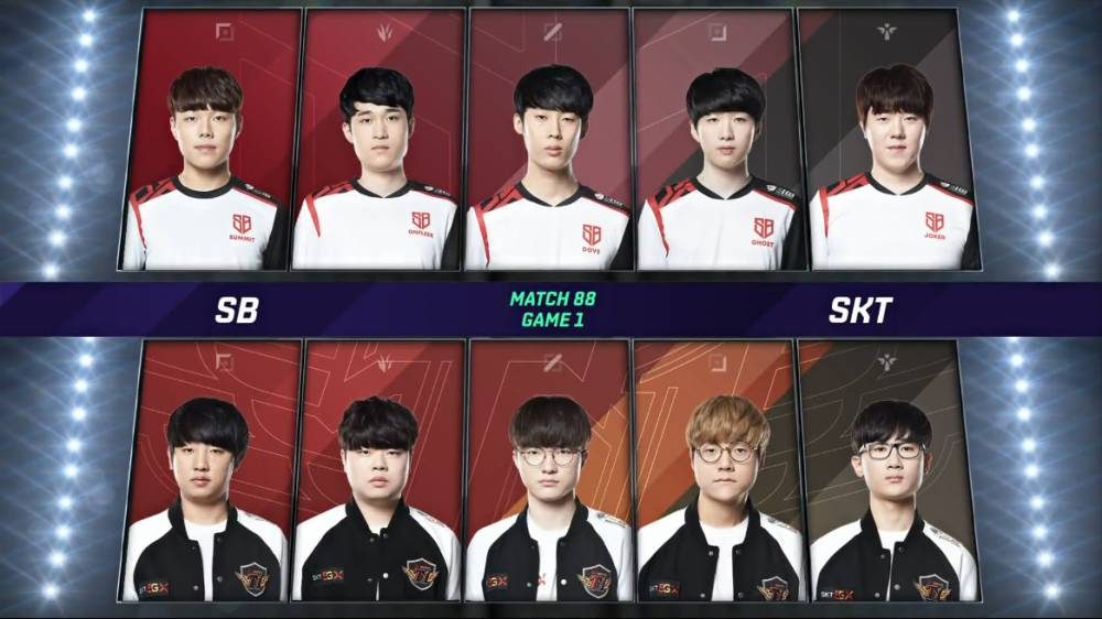 LCK夏季赛-凯南单人无限优势 SB击败SKT拿下首局-直播吧