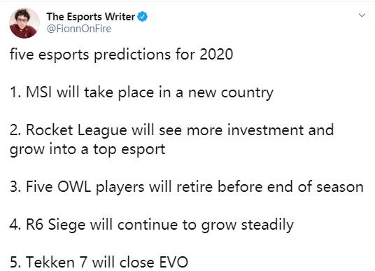 ESPN记者Fionn：2020年的MSI在日本或土耳其举行更有意义-直播吧zhibo8.cc