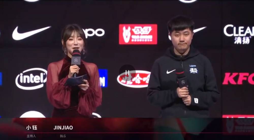 BLG赛后采访Jinjiao：豪宝妈妈爱你 希望我们2020拿到更好的成绩-直播吧zhibo8.cc