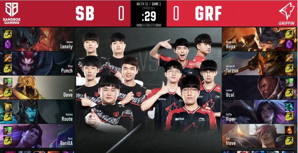 LCK春季赛：GRF团战混乱节奏全无 SB让一追二击败GRF-直播吧zhibo8.cc