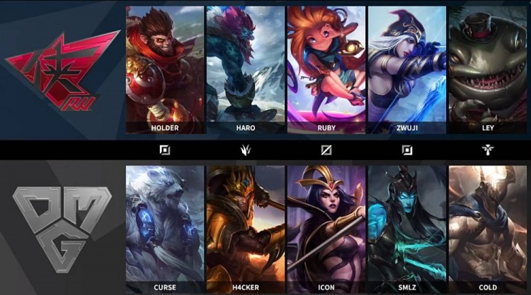 LPL夏季赛：前期OMG越塔失误 RW稳扎稳打压制扳平比分-直播吧zhibo8.cc