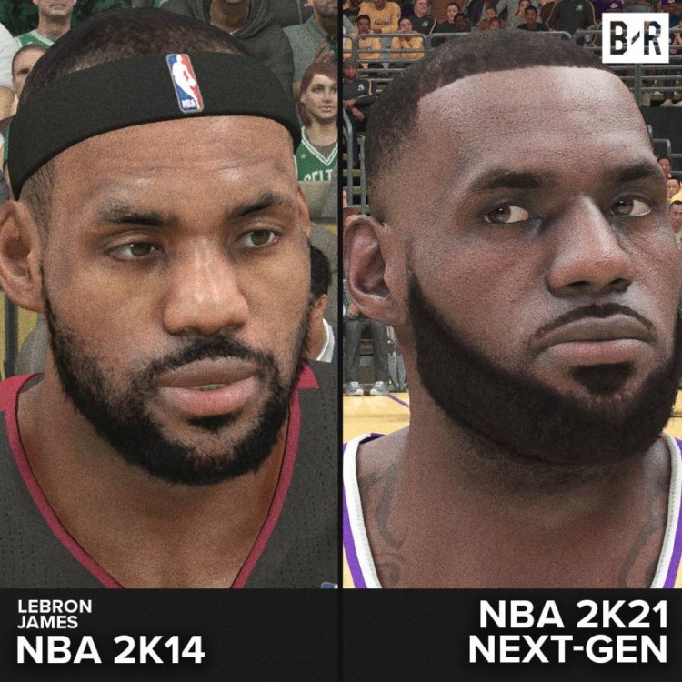 进步明显！美媒发布次世代2K21与2K14的画面对比图-直播吧zhibo8.cc