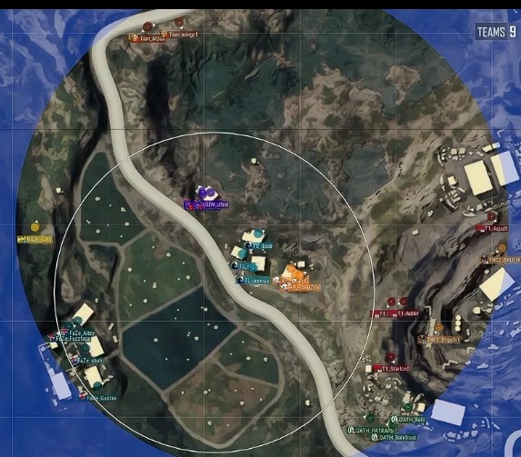 PGI.S周决赛：FAZE麦田隔岸观火吃鸡 MCG、TSG本场0分-直播吧zhibo8.cc