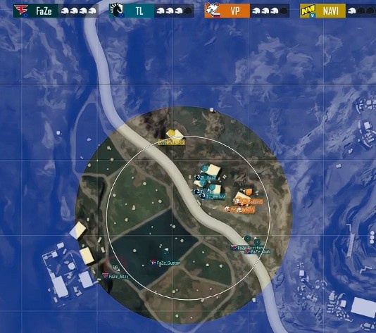 PGI.S周决赛：FAZE麦田隔岸观火吃鸡 MCG、TSG本场0分-直播吧zhibo8.cc