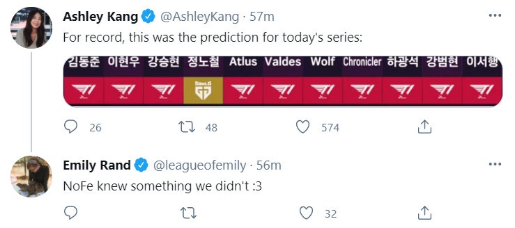 LCK赛前预测：仅有前ROX Tiger教练NoFe预测正确-直播吧zhibo8.cc