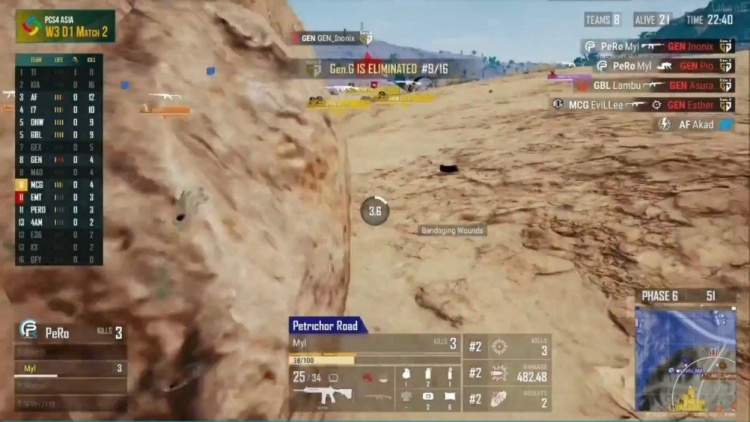 PCS4高光：Myl面对GenG满编冲脸，完成一穿四灭队！-直播吧zhibo8.cc