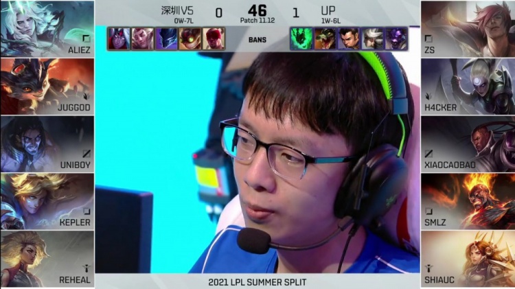 火之意志 致敬经典！UP对阵V5第二局 SMLZ拿出了火男走下-直播吧zhibo8.cc