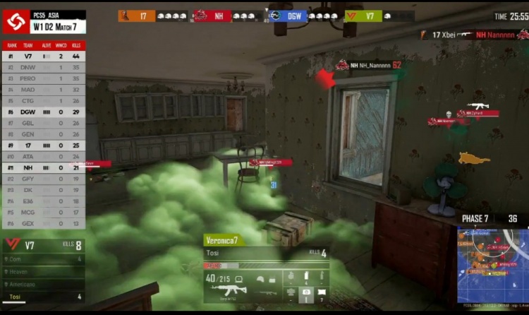 PCS5东亚：NH决赛圈火力全开 14杀称霸夺取今日开门红-直播吧zhibo8.cc