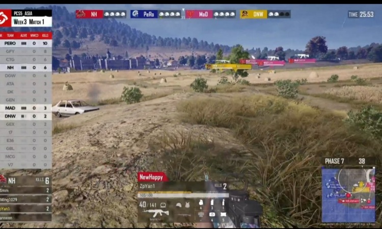 PCS5东亚：Pero开启战斗模式 首局16杀豪取吃鸡开门红-直播吧zhibo8.cc