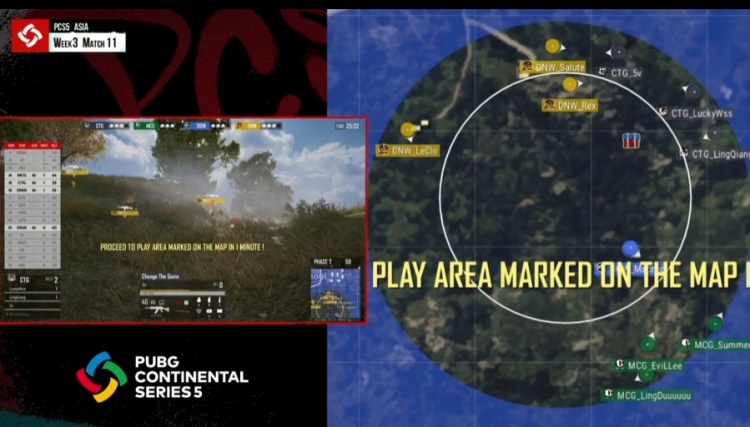 PCS5东亚：XDD单人灭队 NH遭GEN黑手 MCG11杀进入二鸡集团-直播吧zhibo8.cc