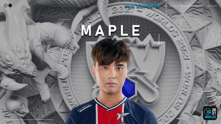 外媒采访PSG.Maple：我不会对任何战队击败其他战队而感到惊讶-直播吧zhibo8.cc