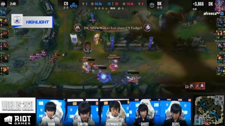 Nuguri Fighting！DK战胜C9后Ghost曾为Nuguri呐喊加油-直播吧zhibo8.cc