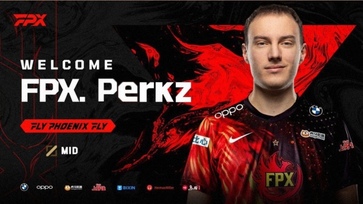 FPX推特整活：听说阿P又要换队伍了？欢迎FPX新中路Perkz！-直播吧zhibo8.cc