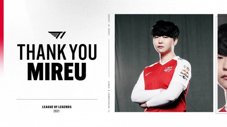 T1官方：经过友好协商 二队中单Mireu选手恢复自由人身份-直播吧zhibo8.cc