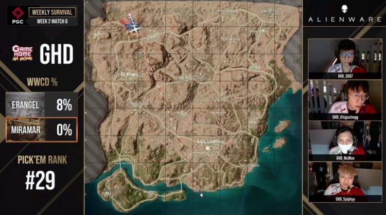 PGC周中赛：DNW沉稳冷静淘汰TSM八杀吃鸡晋级周决-直播吧zhibo8.cc