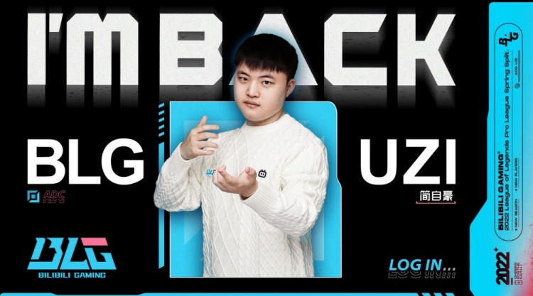 BLG发布UZI选手纪录片《Uzi I'M BACK》：舞台下的560天-直播吧zhibo8.cc