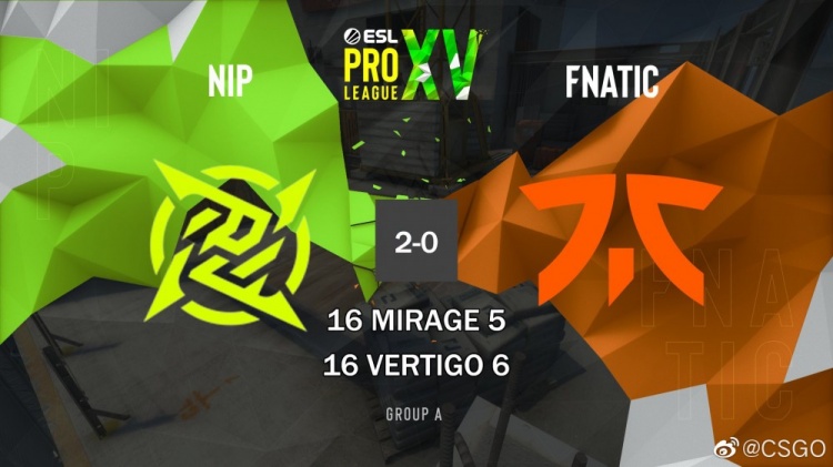 CSGO EPL今日赛果：G2、Entropiq、NIP均2-0横扫对手拿下首胜-直播吧zhibo8.cc
