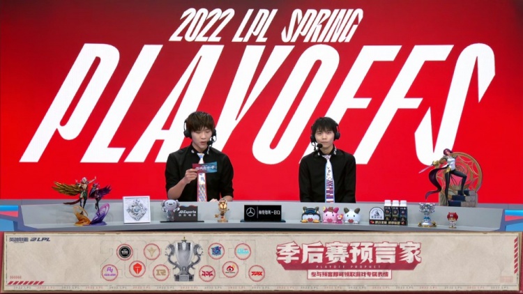 LPL春季季后赛BLG vs RA解说席：MacT与赵志铭搭档-直播吧zhibo8.cc