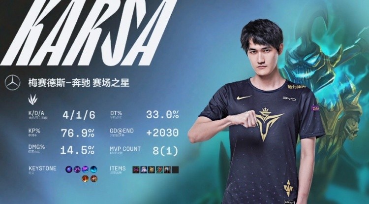 【赛后】后劲不足？如何评价Karsa本场比赛的发挥？-直播吧zhibo8.cc