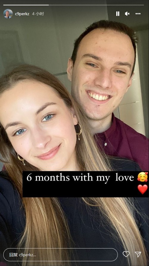 春天到了！Perkz更新ins秀恩爱：和我的宝贝在一起六个月～-直播吧zhibo8.cc