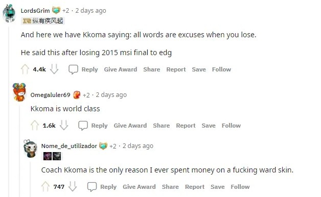 Reddit热议T1监督Polt言论：kkOma曾说过输了说什么都是借口-直播吧zhibo8.cc