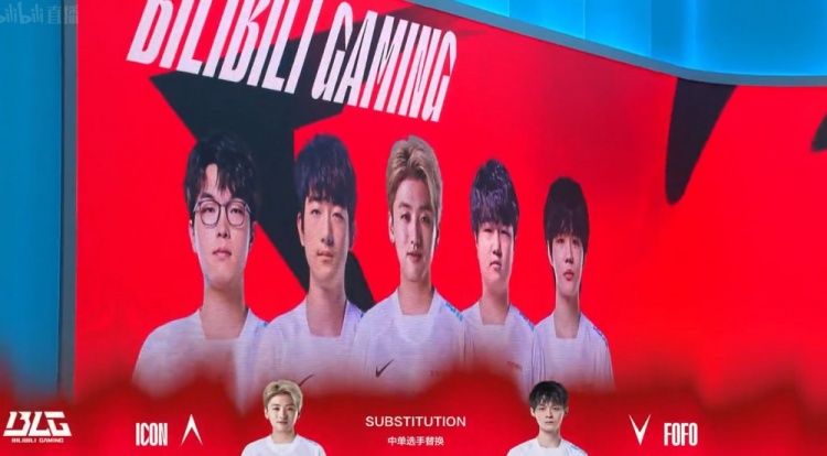 我又TP上来啦！BLG决定让icon代替FoFo出战-直播吧zhibo8.cc