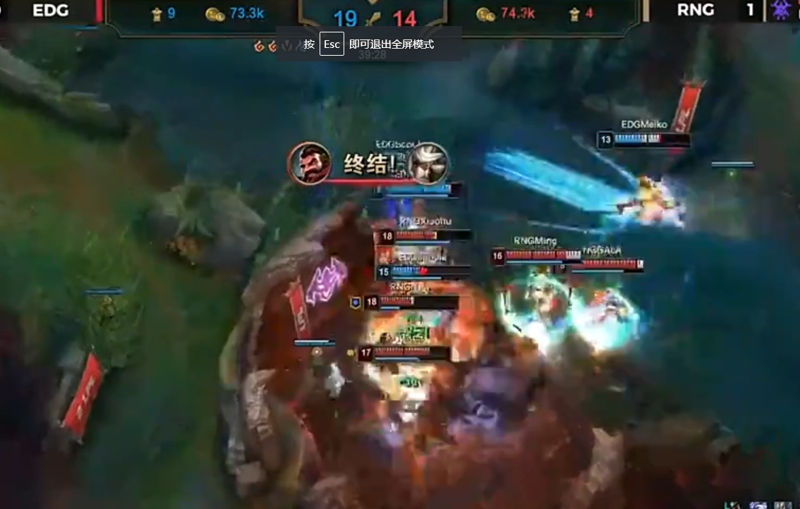 一种魔咒？盘点历次EDG领先近一万经济被翻 SKT洛成名画-直播吧