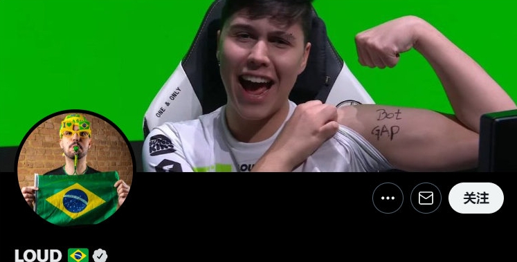 实力说话！LLL官推背景换成了AD选手Brance的Bot GAP💪-直播吧