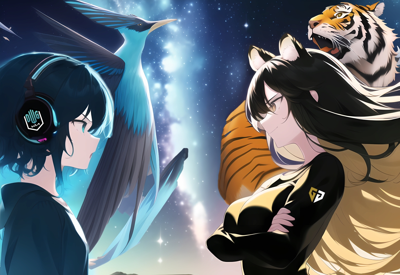 韩国网友用AI生成的GENG DK对决海报：赢得很彻底-直播吧