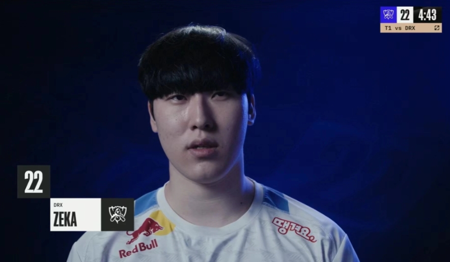 总决赛赛前采访 Zeka：Faker是最伟大的选手 我会证明神也会流血-直播吧