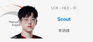 真就差官宣？OBGG将Scout归类为HLE战队选手-直播吧