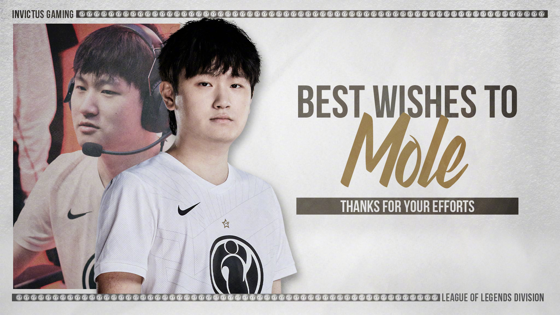 iG官方：中单选手Mole 辅助选手Ke合约到期正式离队-直播吧