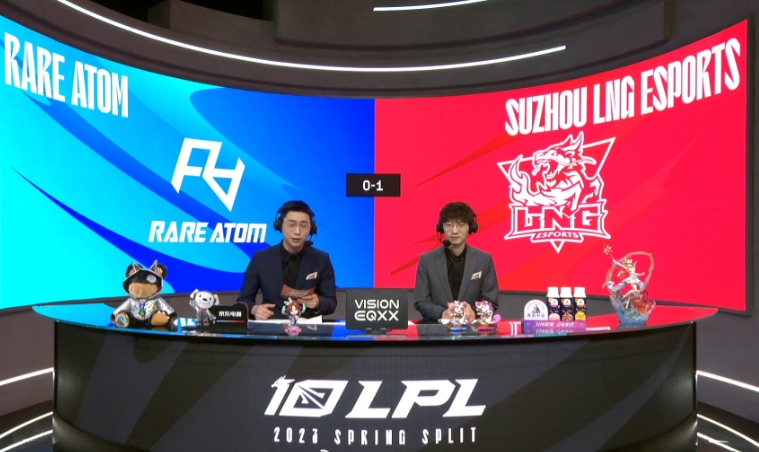 官方口播：LNG与RA比赛因线路调整原因 陷入暂停-直播吧