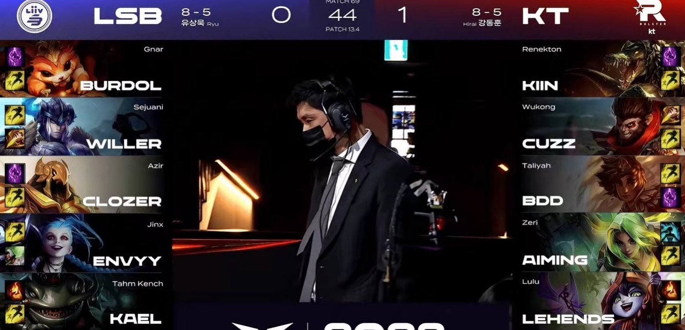 Cuzz猴子搅翻LSB后排 KT全线压制拿下比赛！-直播吧