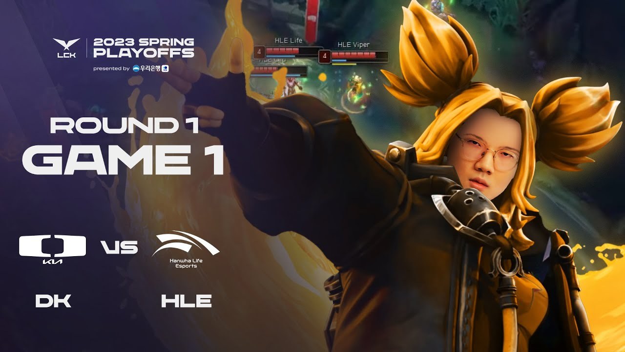 LCK昨日油管封面：HLE以Viper之力 击穿DK-直播吧