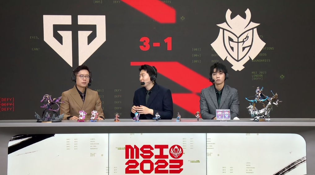 解说热议GEN击败G2：GENG没有悬念地拿下了第一场BO5-直播吧