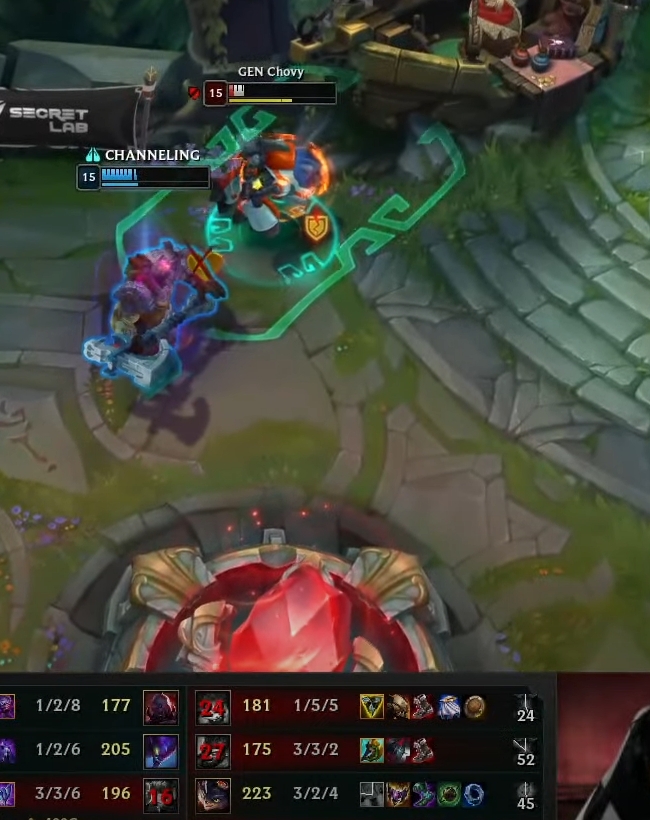 他出了个名刀司命！解说Caedrel：Chovy买了个秒表守住了基地-直播吧