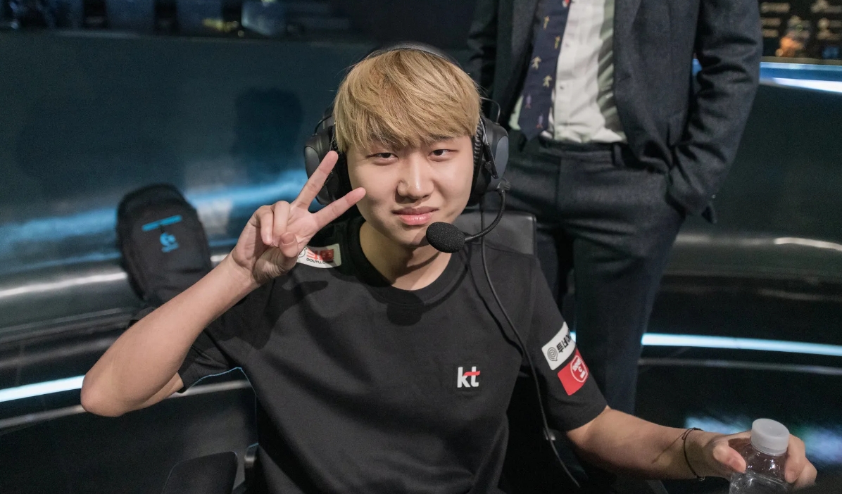 KT下路Aiming：打T1的话，我们实力更强，这次胜利的走向会不同-直播吧