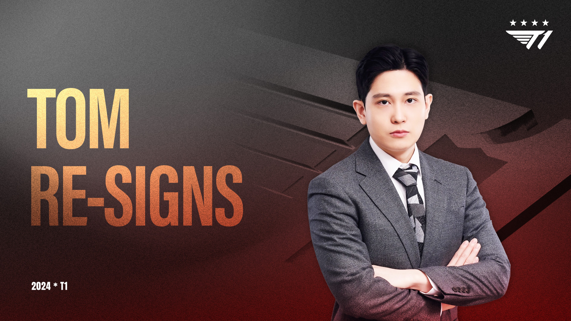 T1官方：与S13冠军教练Tom成功续约-直播吧