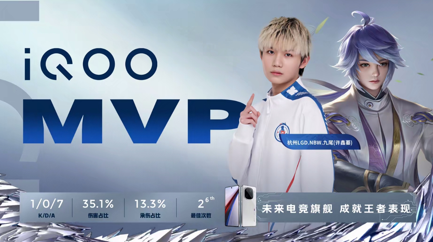 杭州LGD.NBW 3:1 BOA：九尾弈星豪取MVP 35%伤害占比斩获MVP-直播吧