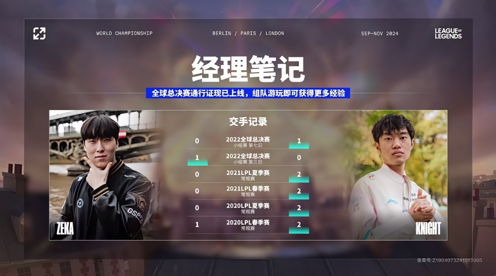 专门标记你！Knight生涯对阵Zeka时的BO3、BO5保持全胜！-直播吧