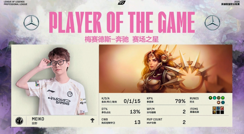 原来是Missing的问题！Meiko本赛段两个MVP均为对阵JDG时拿下-直播吧