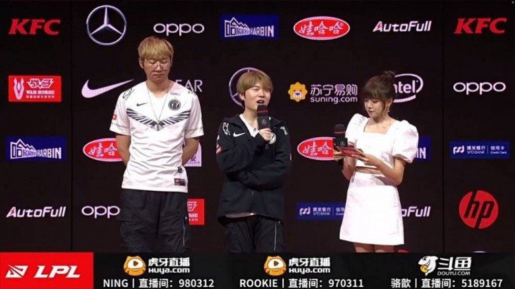 IG赛后采访Rookie、ning：puff是我们今天的赢点-直播吧zhibo8.cc