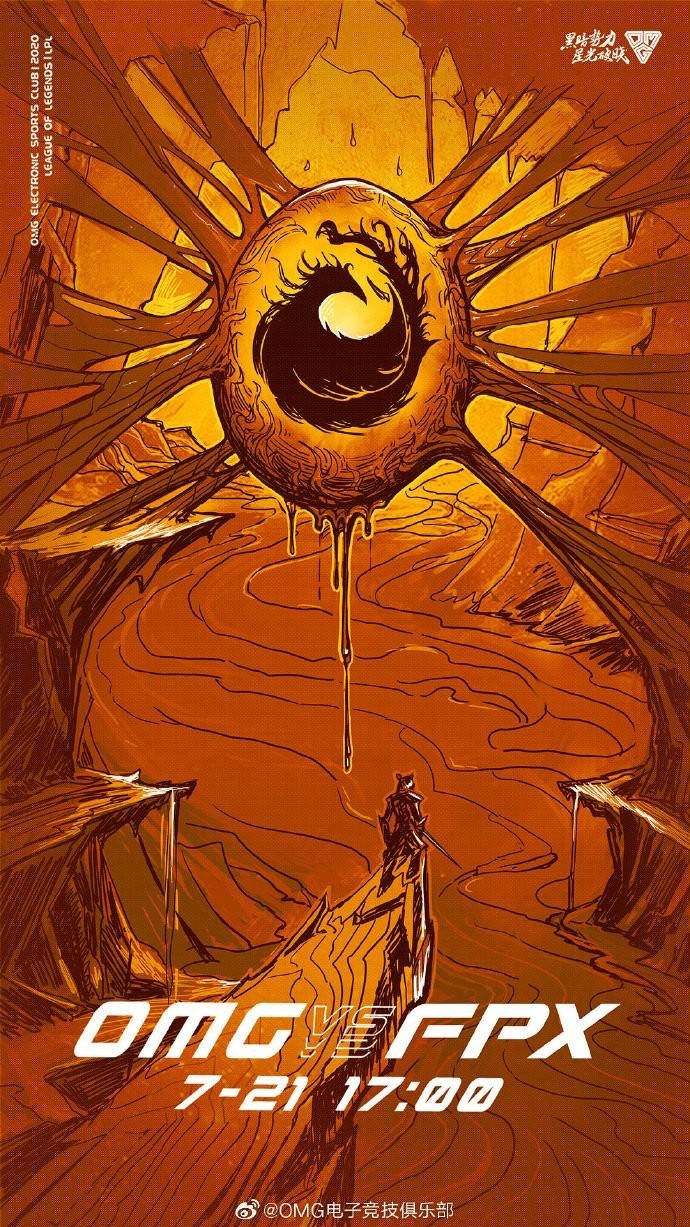 LPL今日赛前海报：OMG黑暗势力星光破晓 FPX第十二关：功夫”熊猫-直播吧zhibo8.cc