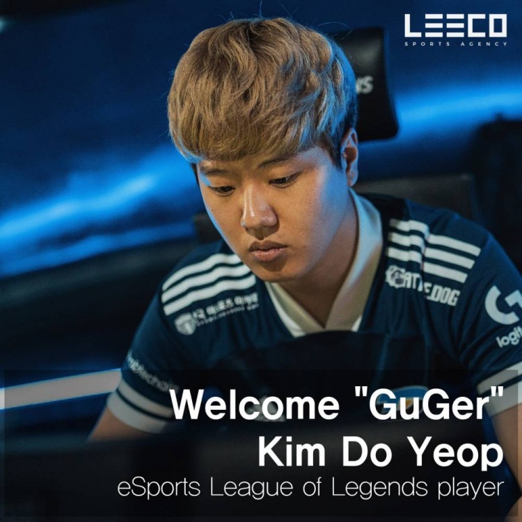 前DYN辅助GuGer签约韩国体育经纪公司Leeco Agency-直播吧zhibo8.cc
