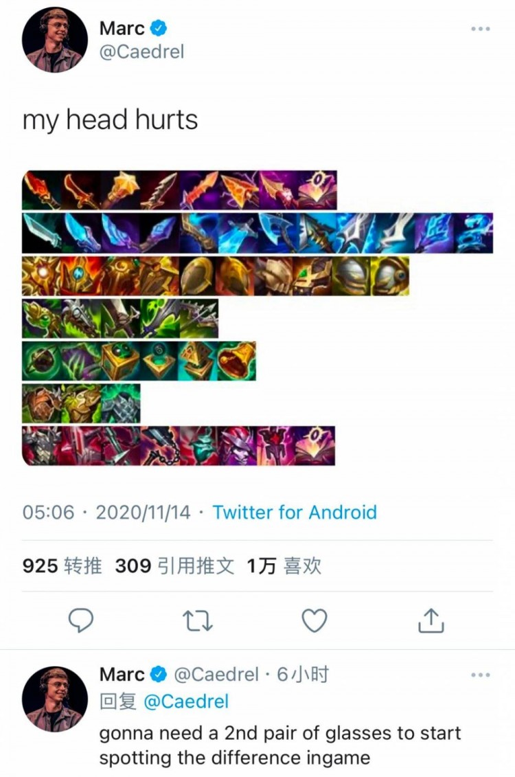 Cardrel汇总了同色系新图标：感觉需要两幅眼镜才看的出区别-直播吧zhibo8.cc