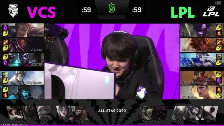 LOL全明星：整活开始 Rookie0-11寒冰 369牛头上单 LPL再负越南-直播吧zhibo8.cc